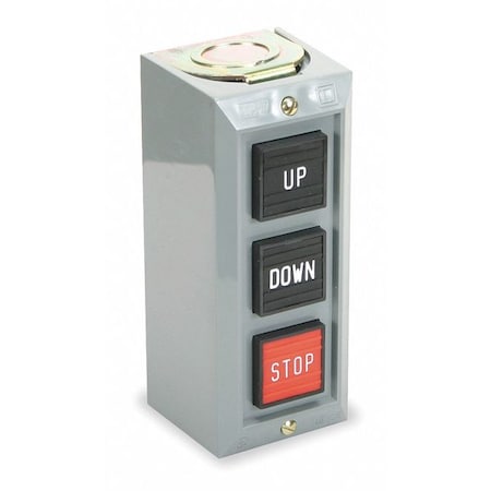 Square D Push Button Control Station, Up/Down/Stop 9001BG305 | Zoro.com