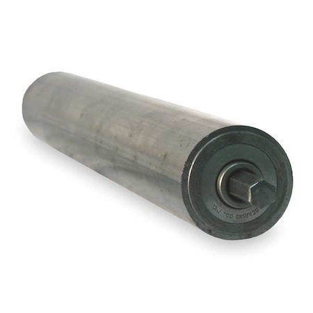 Ashland Conveyor Steel Replacement Roller, 1.9In Dia, 16BF KD16 | Zoro.com