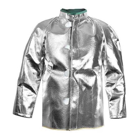 National Safety Apparel Aluminized Jacket, 2XL, Carbon Kevlar(R ...