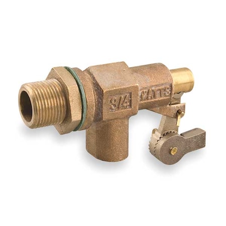 Watts Float Valve, 3/4 In, Bronze, Bulkhead Mount HD 750 12 | Zoro.com