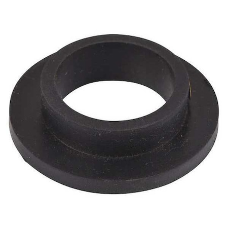 Dearborn Brass Flange Spud Washer, Toilet, Rubber, Black 7105 | Zoro.com