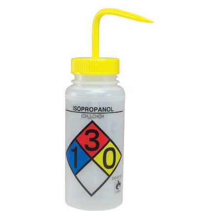 Sp Scienceware F11716-0008 Wash Bottle,Std Spout,500Ml,Yellow,Pk4 | eBay