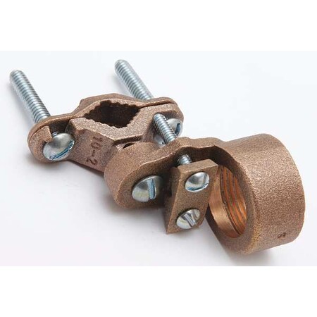 Burndy Pipe Ground Clamp, 10AWG, 2.86In C11LH3 | Zoro.com