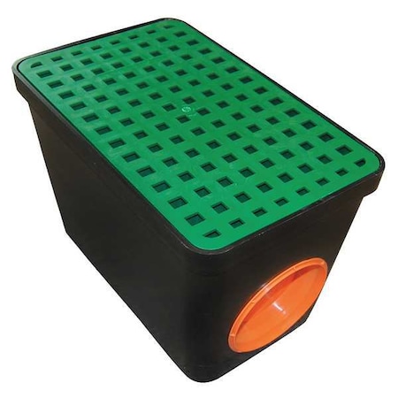Tuf-Tite Two Hole Drain Sump w/Grate, Blk, Plastic 2HDS-2G | Zoro.com
