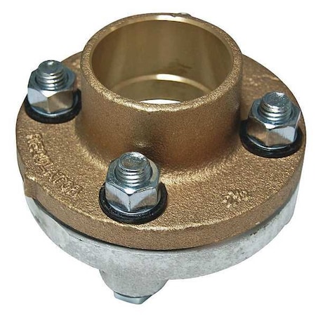 Watts Dielectric Flange, 2-1/2 In, FIP x Solder 2 1/2 LF3100 | Zoro.com
