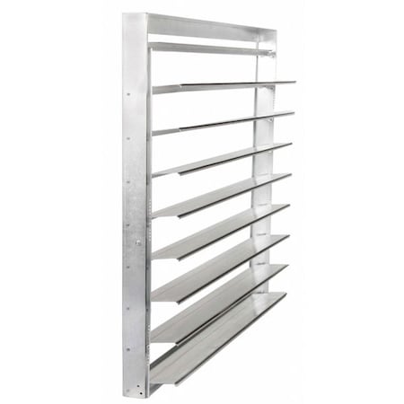 Dayton Backdraft Damper, Horizontal, 33-3/4Sq 3HHL9 | Zoro.com