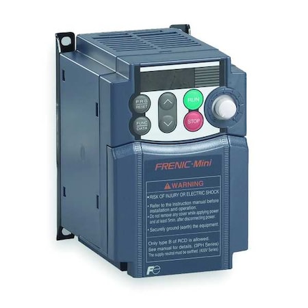Fuji Electric Variable Frequency Drive, 1/2 HP, 115VAC FRN0003C2S-6U ...