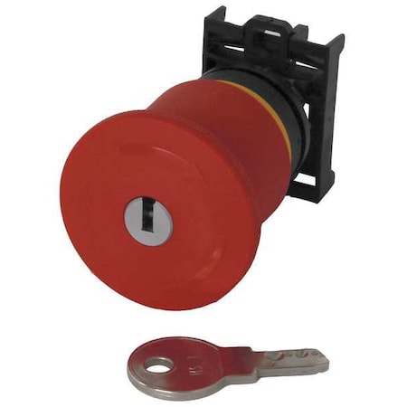 Eaton Keyed E-Stop Pushbutton Operator M22-PVS60P | Zoro.com