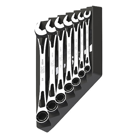 Sk Professional Tools Ratcheting Wrench Set, Combination 80049 | Zoro.com