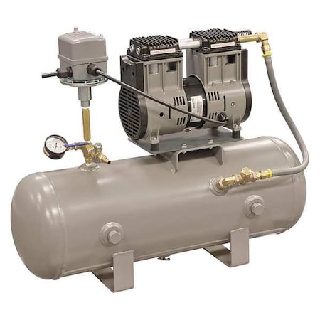 Welch Tank Vacuum System, 1/2 HP, 10 gal. Tank 8150B-30 | Zoro.com