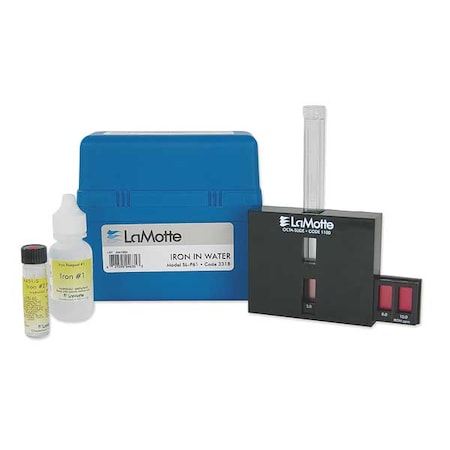 Lamotte Water Testing Kit, Iron, 0.5 to 10.0 PPM 4447-01 | Zoro.com