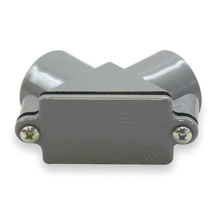 Cantex Pulling Elbow, PVC, 1/2 In. 5240100 | Zoro.com