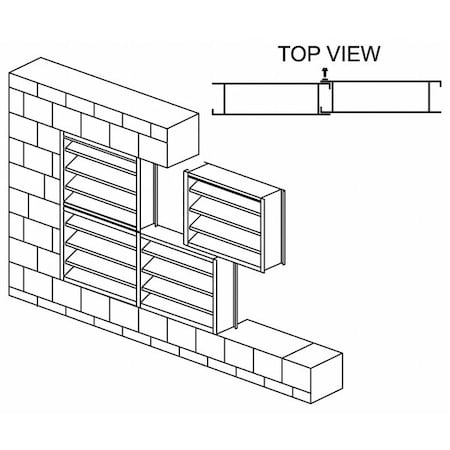 Dayton Louver, Wall Opening 18 x 18 In, Aluminum 4FZF3 | Zoro.com