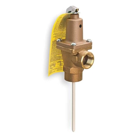 Watts T and P Relief Valve, 1 In. Inlet 1"140X-6 | Zoro.com