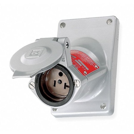Hubbell Wiring Device-Kellems 20A Single Explosion Proof Receptacle 120 ...