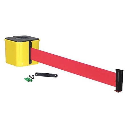 Retracta-Belt Retractable Belt Barrier, 30 ft., Red WM412YW30-RD-RE ...