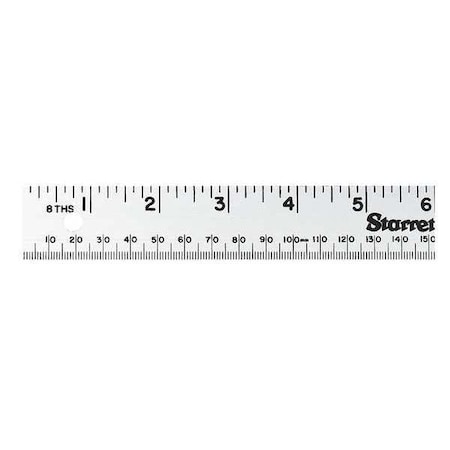 Starrett Aluminum 1 Meter Stick Rule, 1/8" Grad MS-2 | Zoro.com