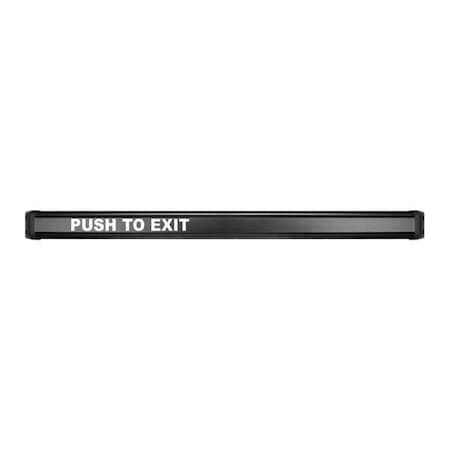 Securitron Push to Exit Bar, DPDT, SurfaceMounted, Blk EMB-BK | Zoro.com