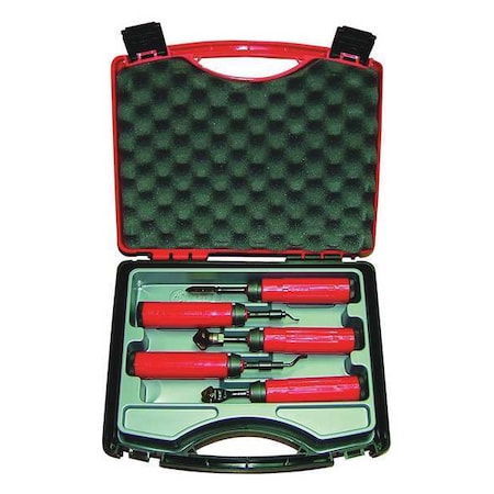 Shaviv Deburring Tool Set, Plastic, HSS, w/Set B 154-29060 | Zoro.com