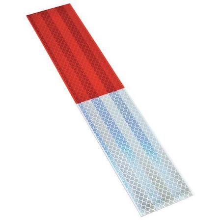 3m Reflective Tape Strips, Red/White, PK10 983-326 | Zoro.com