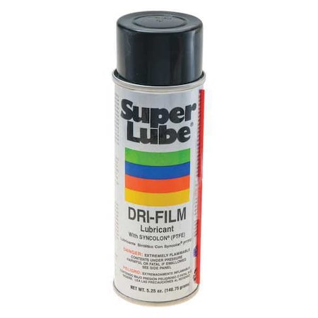 Super Lube Dri-Film PtFE, Aerosol, Can, 5.25 Oz. 11006 | Zoro.com