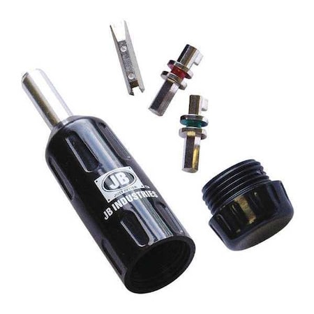 Jb Industries Refrigerant Cap Lock Multi-Key, Black SHLD-MULTI | Zoro.com