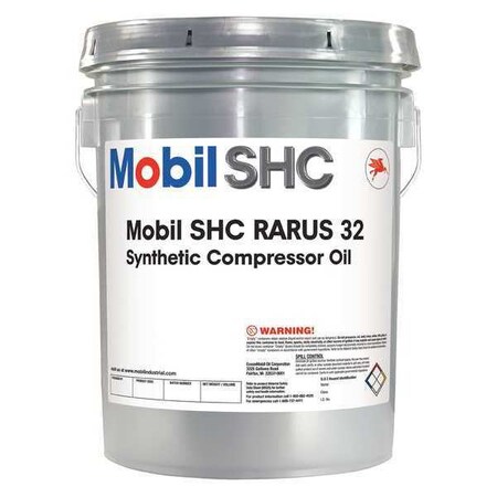 Mobil Compressor Oil, 5 gal., Pail, ISO VG 32 121987 | Zoro.com