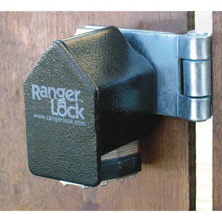 Ranger Lock Padlock Guard, Hardened Steel, Blk, 3-5/8"L RGJR-5L | Zoro.com
