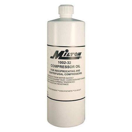 Milton Air Compressor Oil, 32 Oz., ISO 68 1002-32 | Zoro.com