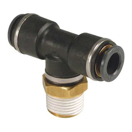 Smc DOT Fitting, Male Tee, 1/4", 1/4" NPT KV2T07-35S | Zoro.com