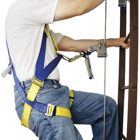 Gemtor Ladder Climber System, w/933-2 Harness 6001-100FT | Zoro.com