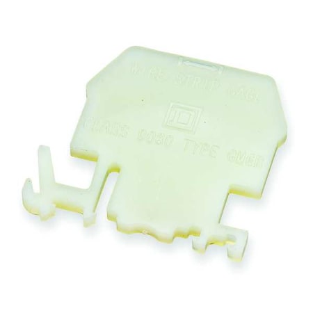 Square D Terminal Block End Barrier, 2.30 in L 9080GM6B | Zoro.com