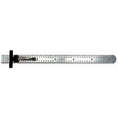 Mitutoyo Pocket Rule, Stl, Inch, 32nds, 64ths, 6 In L 950-301 | Zoro.com