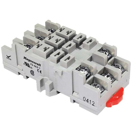 Schneider Electric Relay Socket, Standard, Square, 11 Pin 70-463-1 ...