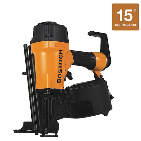 Bostitch Cap Nailer, Plastic, Adjustable, 15 deg. N66BC-1 | Zoro.com