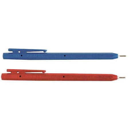 Detectapro Metal Detectable Stick Pen, Blue, PK50 CPENRDBL | Zoro.com