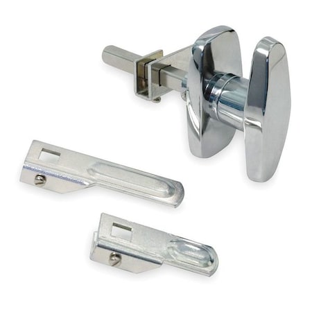 Zoro Select Cam Latch, Nonlocking, Chrome, T Handle 1XNZ2 | Zoro.com