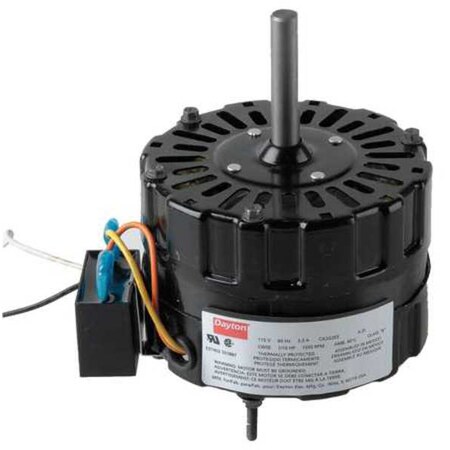 Dayton HVAC Motor, 1/4 HP, 1500 rpm, 120V 10J153 | Zoro.com