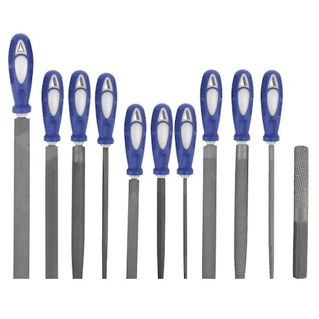 Westward Hand File Set, Bastard/Smooth, 11 Pc 10Z754 | Zoro.com