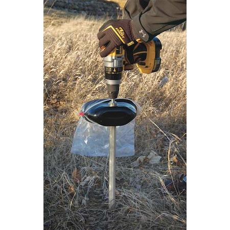 Best Harvest Soil Probe w/Bag Attachment, Drill Type BHP550S | Zoro.com