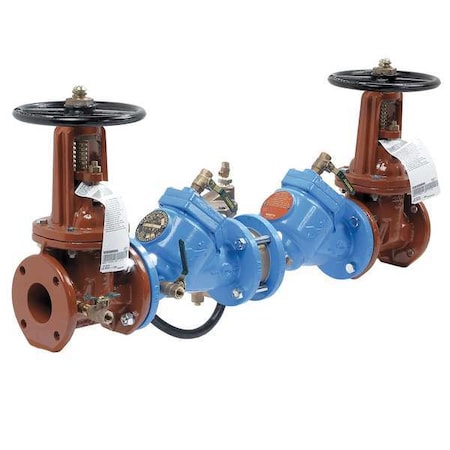 Watts Reduced Pressure Zone Backflow Preventer 2 1/2 DLF909-OSY | Zoro.com