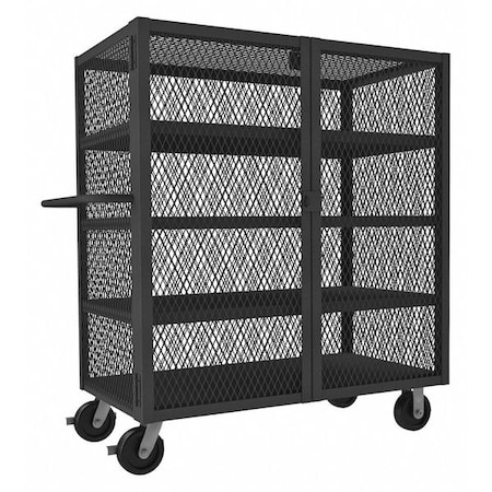 Durham Mfg Mesh Security Cart, 3000 lb., 60 In.L HTL-2460-DD-4-95 ...