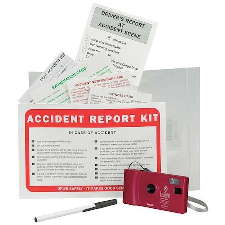 Jj Keller Accident Report Kit, Audit/Inves/Records 36051 | Zoro.com