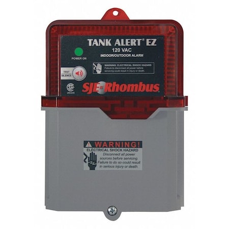 Sje-Rhombus Tank Alert EZ Alarm High TAEZ-01H | Zoro.com