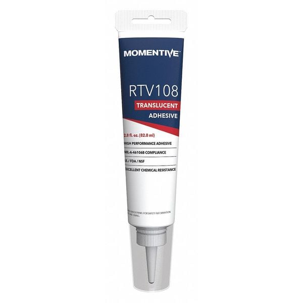 Momentive RTV108 3TG RTV Silicone Sealant 2 8 oz Tube Clear | eBay
