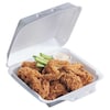 Pactiv Carry-Out Container, 9" W, White, PK150 YHLW09010000 | Zoro.com
